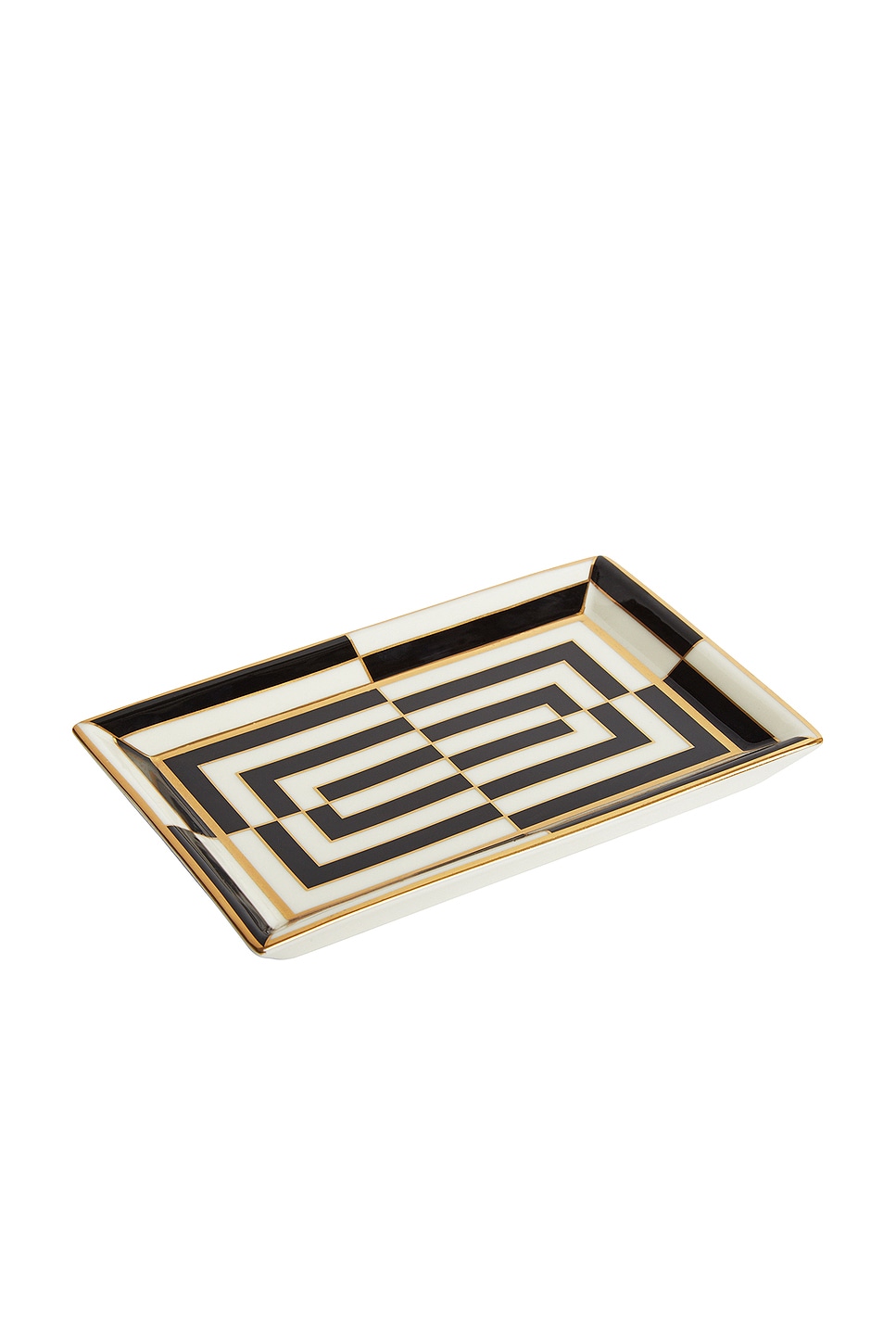 Jonathan Adler Op Art Rectangle Tray in Black & White | REVOLVE