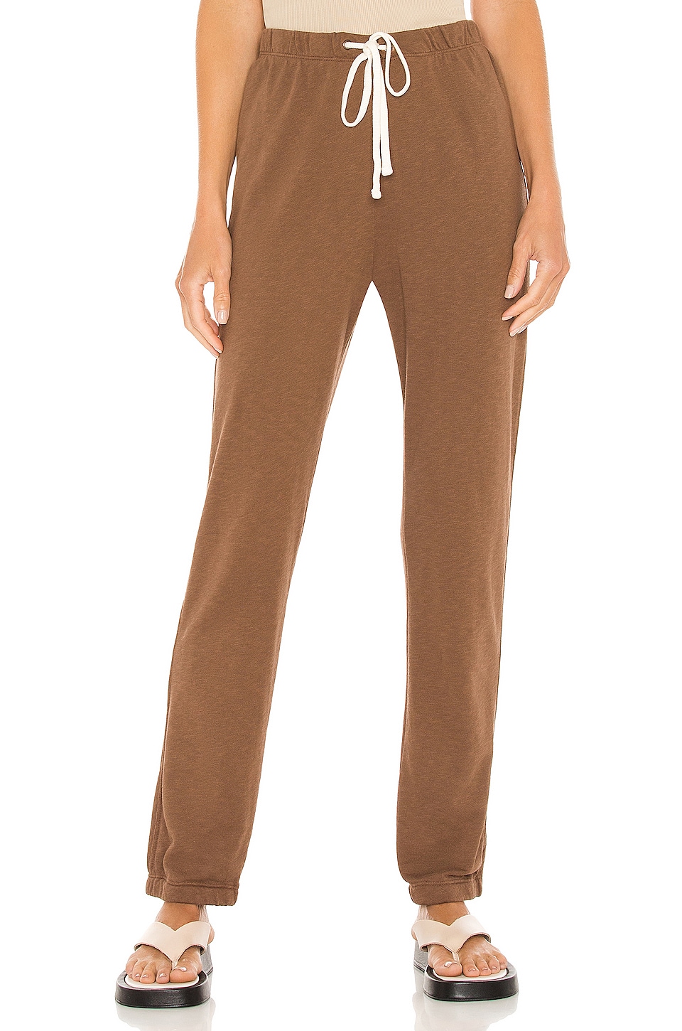 James Perse French Terry Sweatpant in Malt | REVOLVE