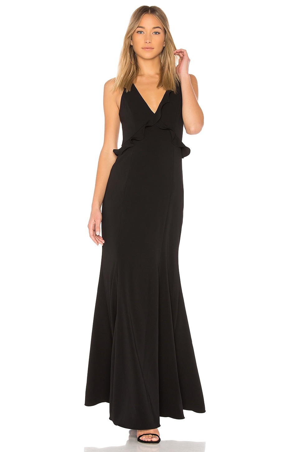 Jay Godfrey Joseph Gown in Black | REVOLVE