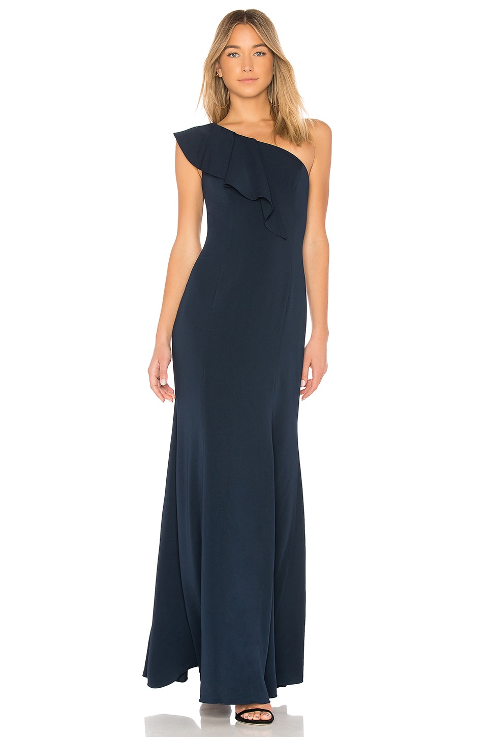 Jay Godfrey Osgood Gown in Navy | REVOLVE