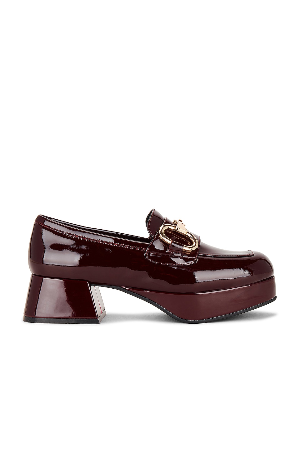 Jeffrey Campbell Student Loafer in Wine Patent | REVOLVE