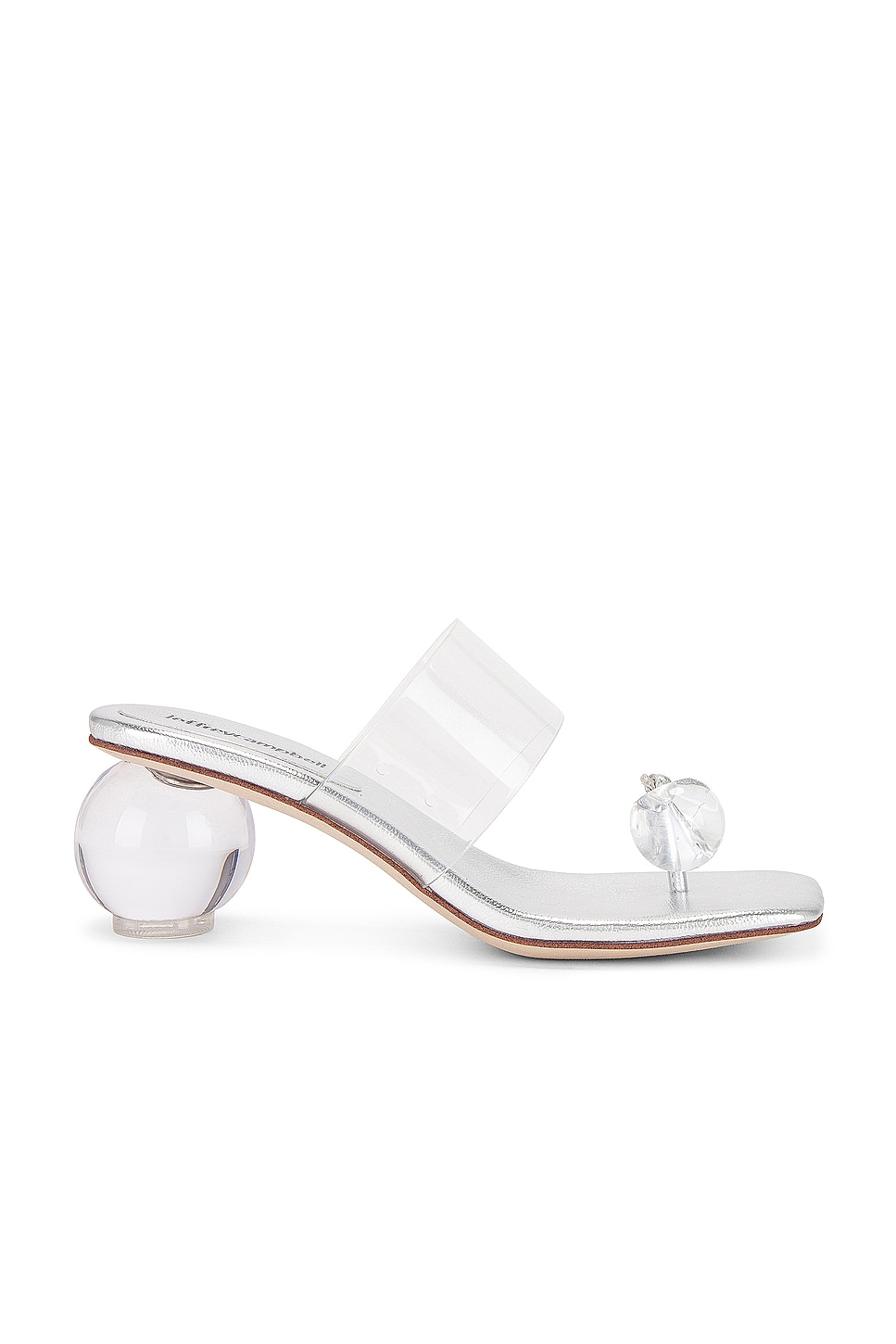 Jeffrey Campbell Latus Sandal in Silver Clear | REVOLVE