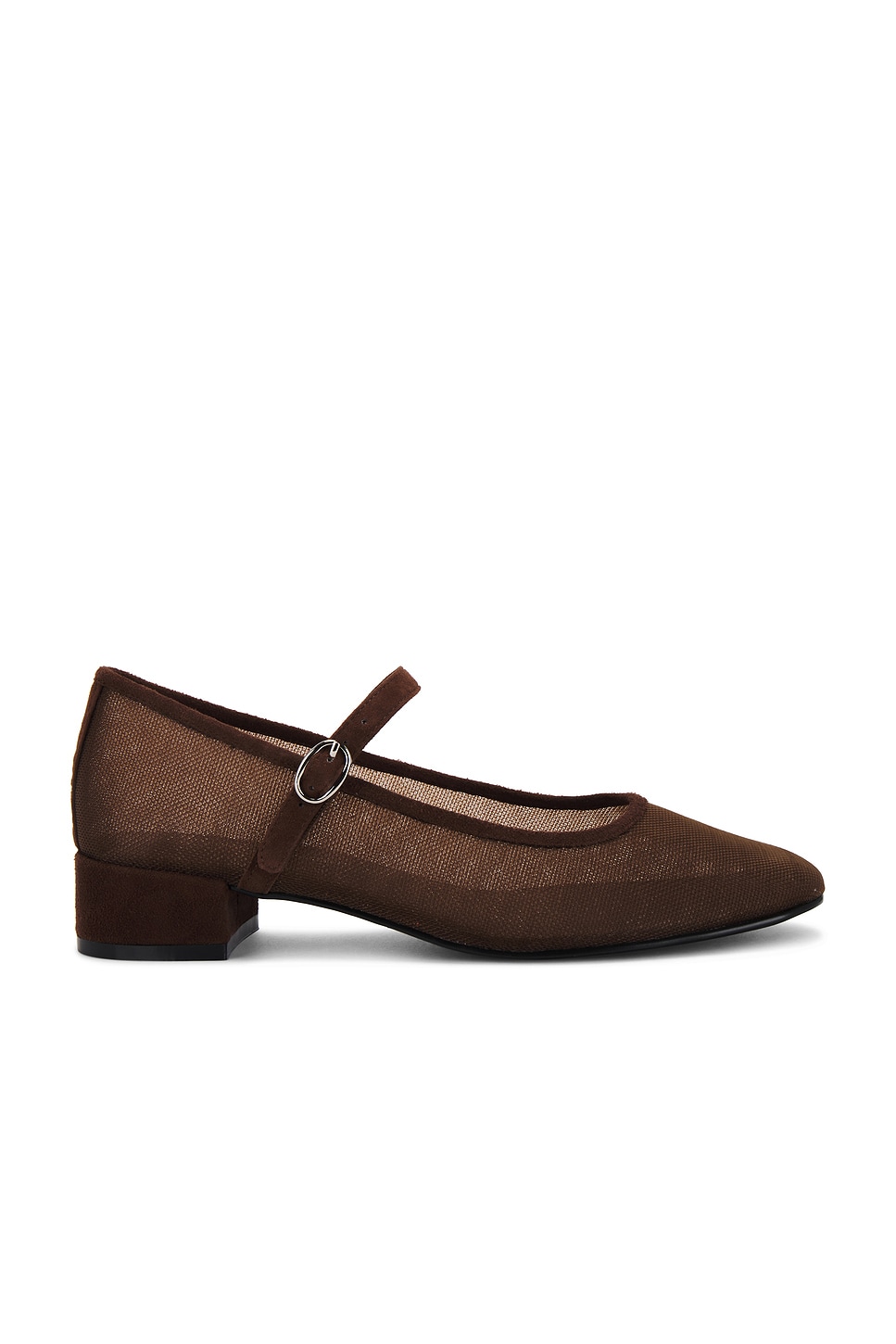 Jeffrey Campbell Top Tier Flats in Brown Mesh Suede | REVOLVE