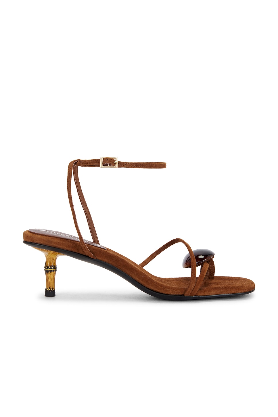 Jeffrey Campbell Carnelian Sandal in Light Brown Suede Combo | REVOLVE