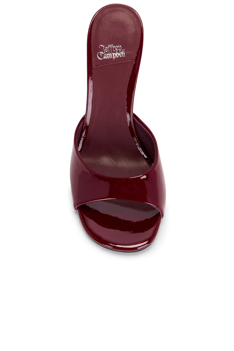 Jeffrey Campbell Mew-2 Sandal in Wine Patent Combo | REVOLVE