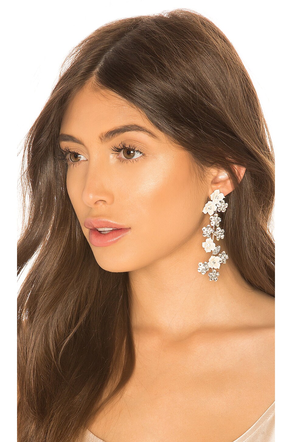 Jennifer Behr Delphine Earring in Snow | REVOLVE