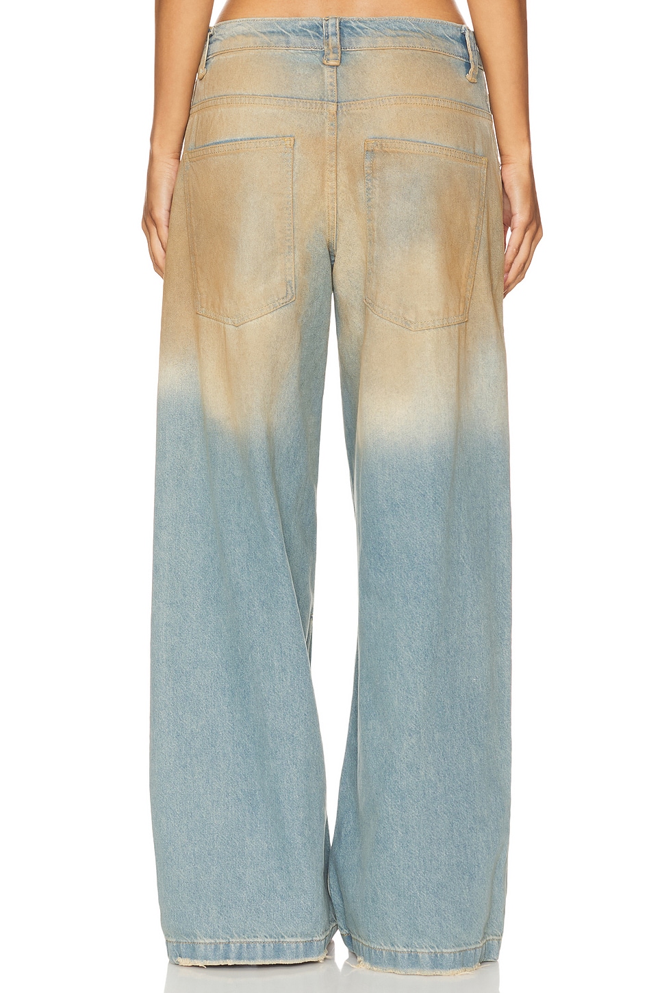 Jaded London Colossus Wide Leg Jeans in Muck | REVOLVE