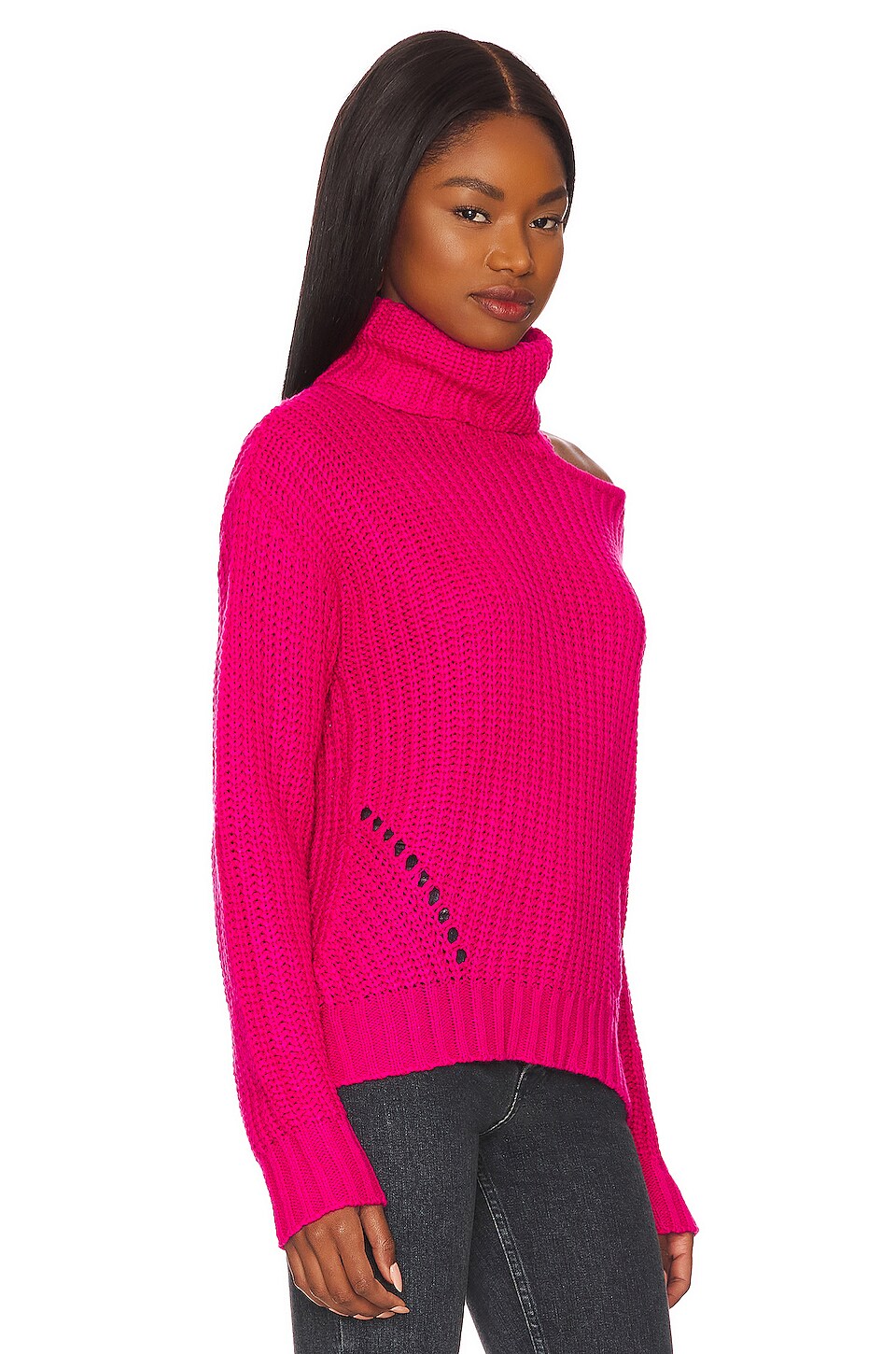 John & Jenn by Line Emile Sweater in Hot Pink | REVOLVE