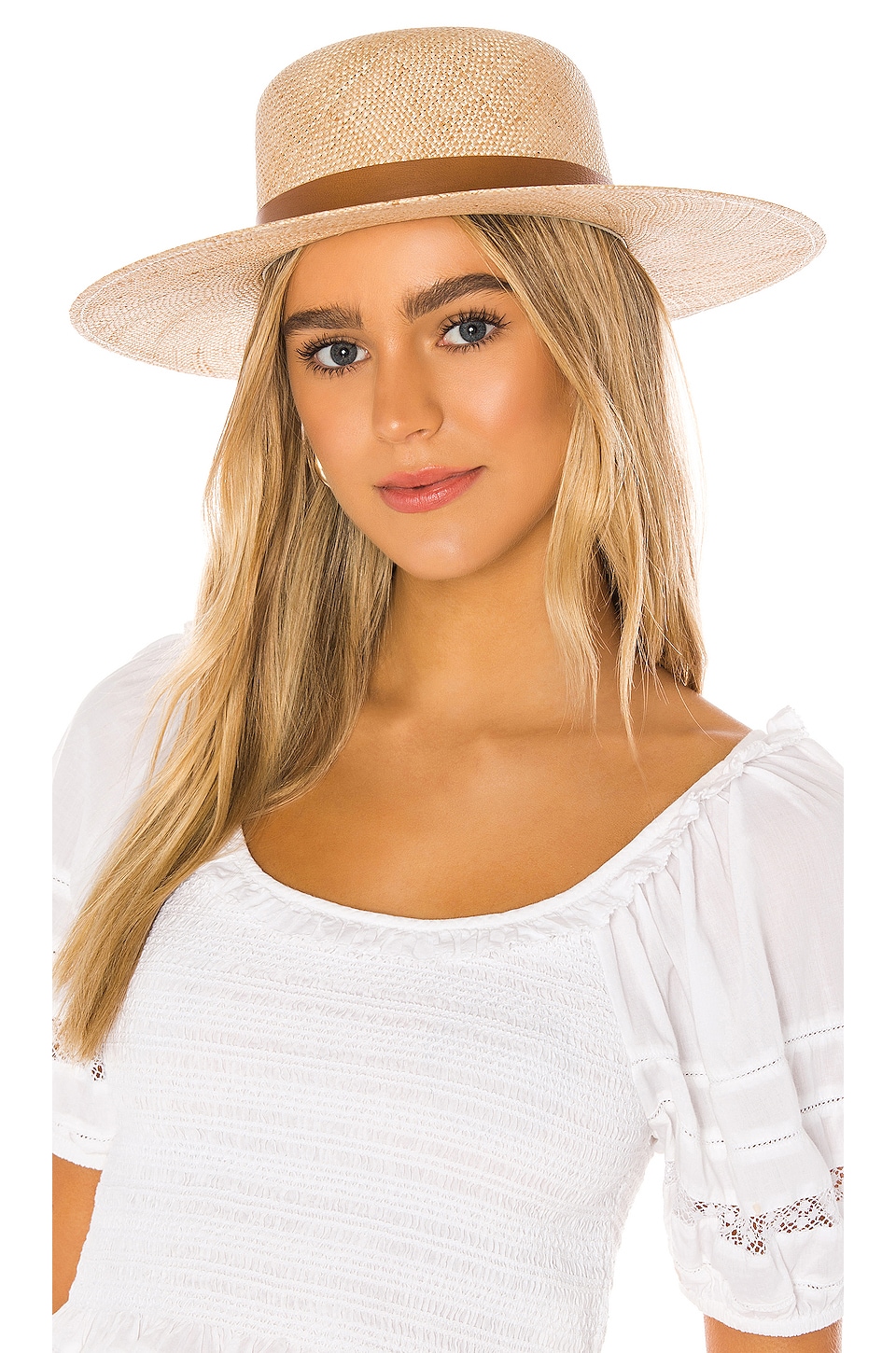 Janessa Leone Kerry Hat in Natural | REVOLVE