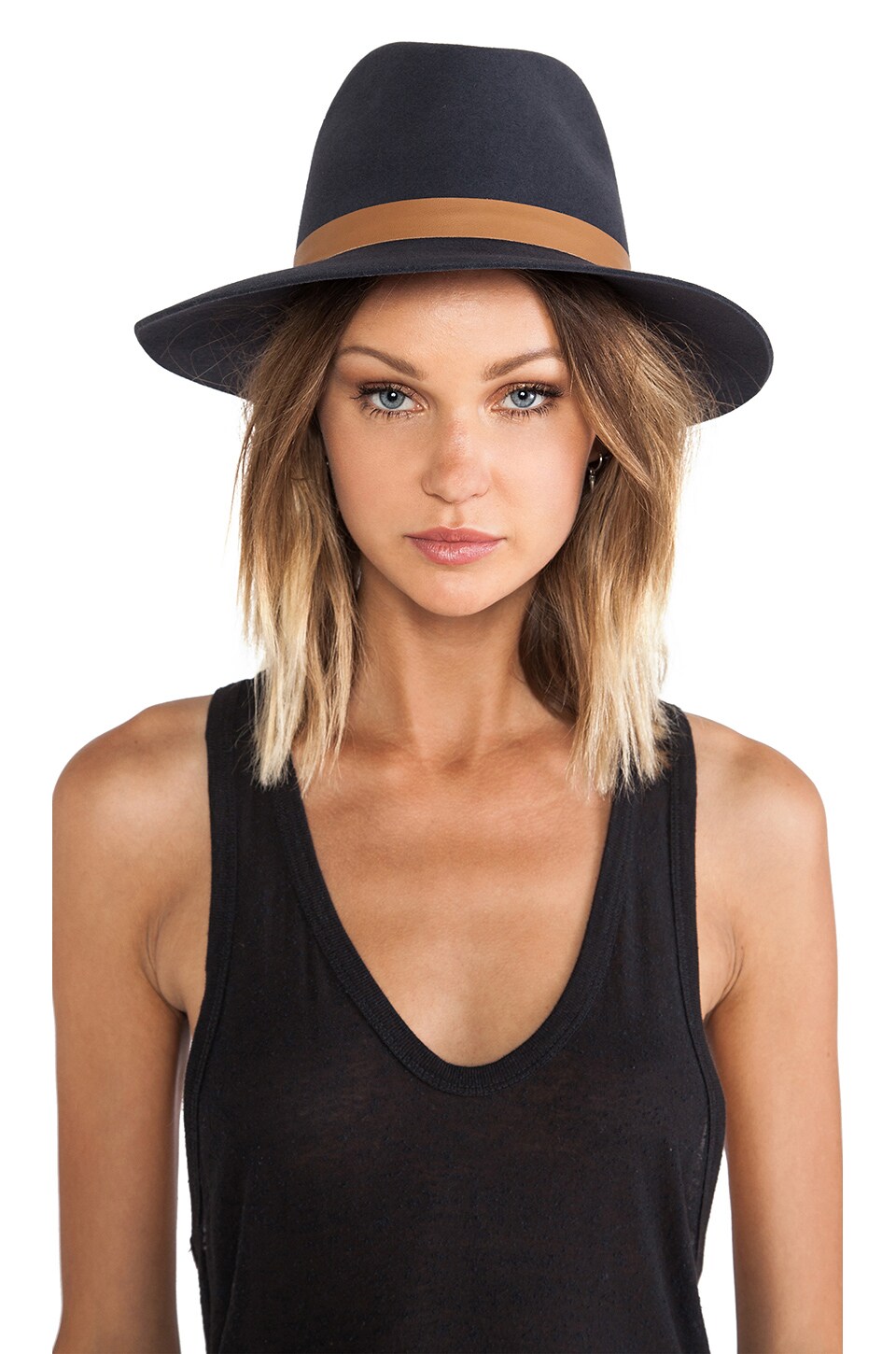 Janessa Leone Lucy Hat in Gunmetal | REVOLVE