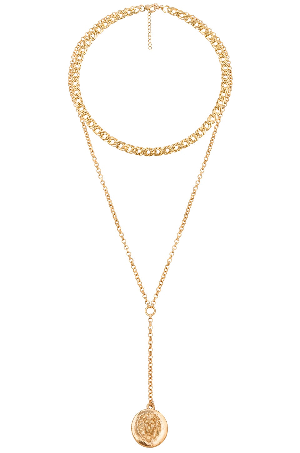 joolz by Martha Calvo Lion Chain Set in Gold | REVOLVE