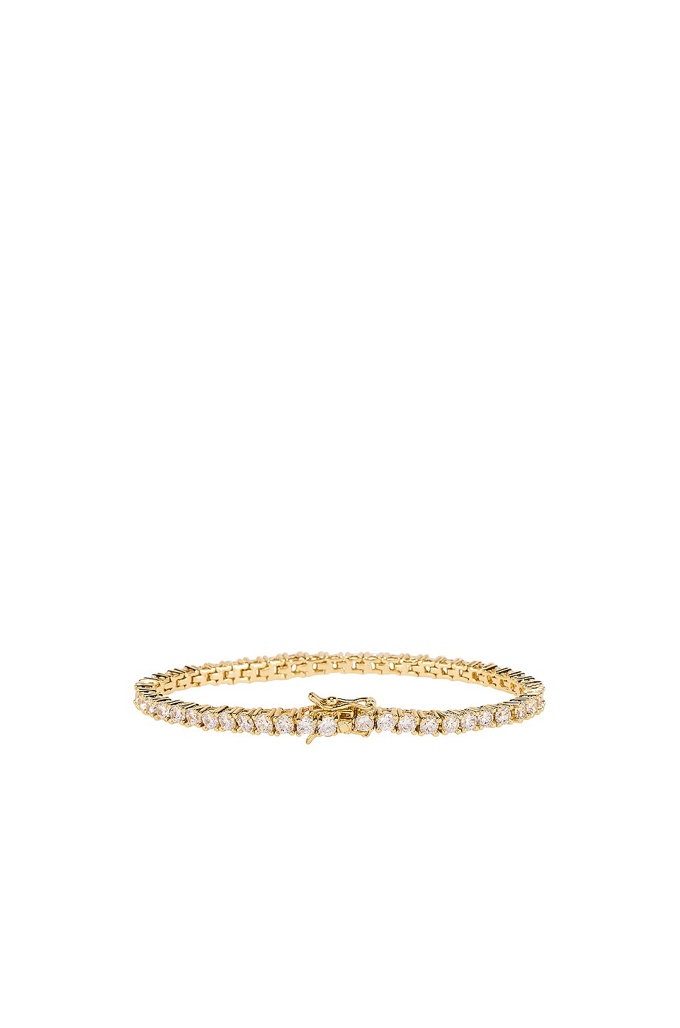 joolz by Martha Calvo Clear Tennis Bracelet in Clear | REVOLVE