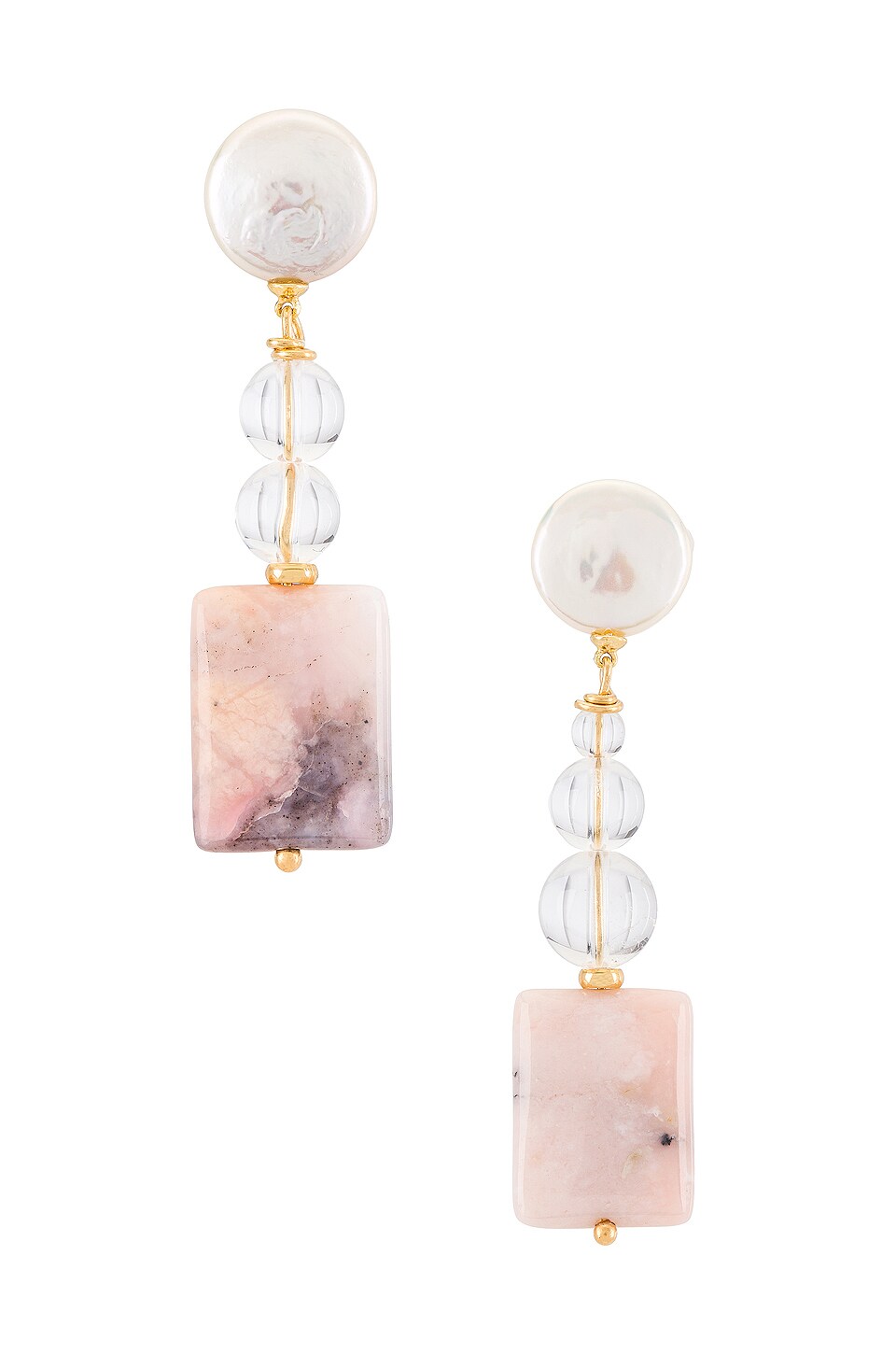 joolz by Martha Calvo Spritz Earrings in Gold | REVOLVE