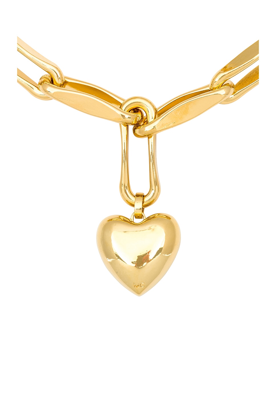 joolz by Martha Calvo Heart Chain Necklace in Gold | REVOLVE