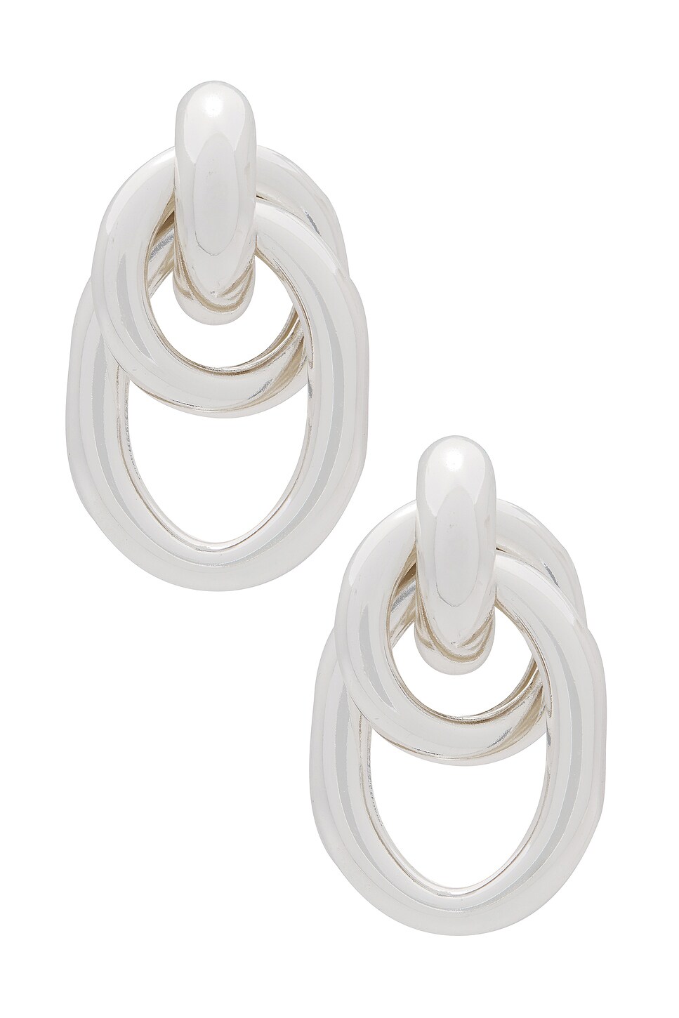 joolz by Martha Calvo x REVOLVE Ami Hoops in Silver | REVOLVE