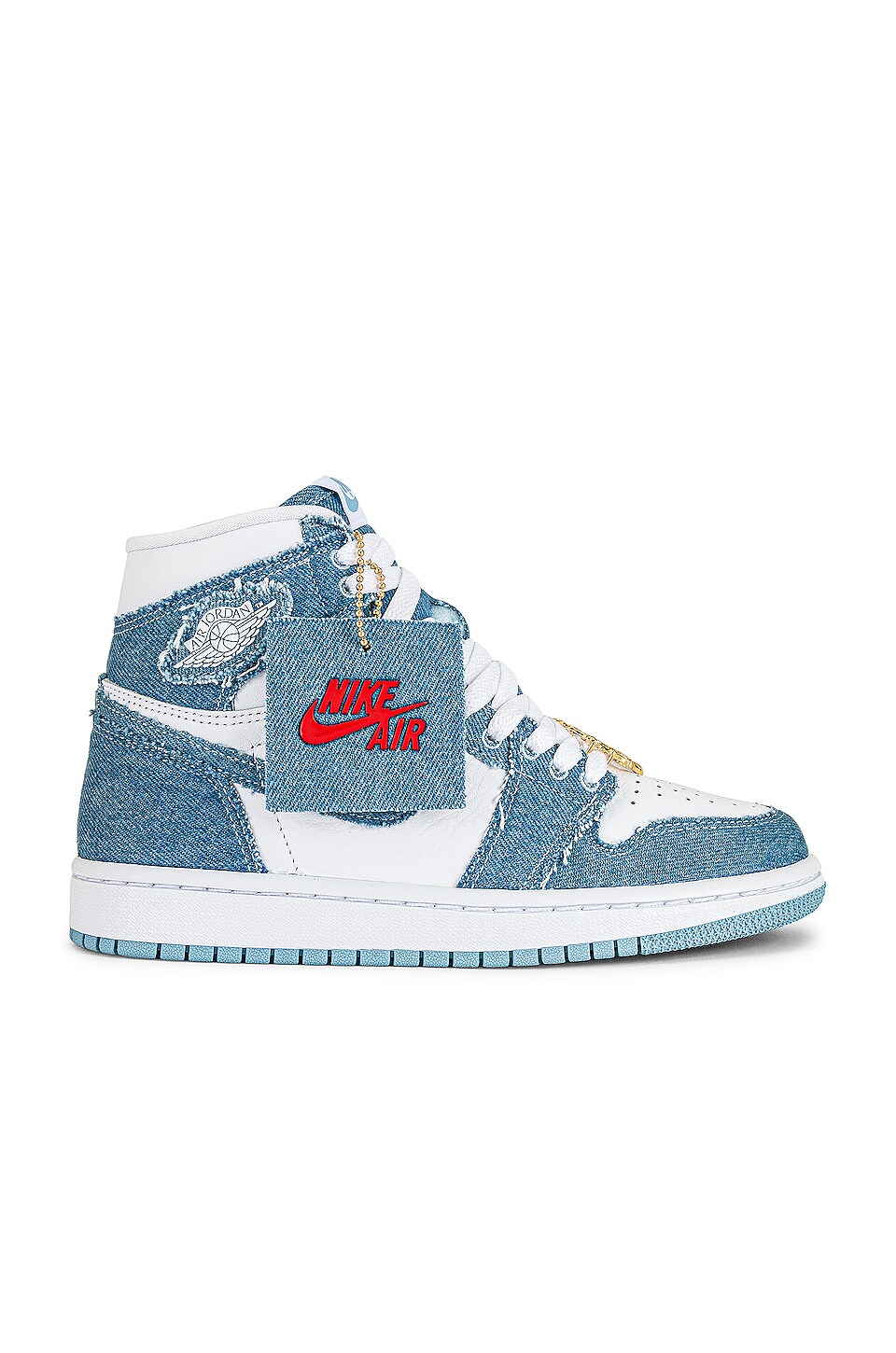 Jordan Air Jordan 1 Retro High OG Sneaker in White, Boarder Blue ...