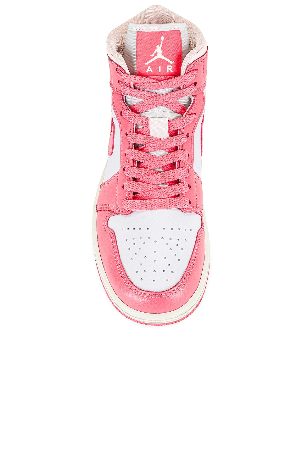 Jordan Air Jordan 1 Mid Sneaker in White, Sea Coral, Atmosphere, & Sail ...