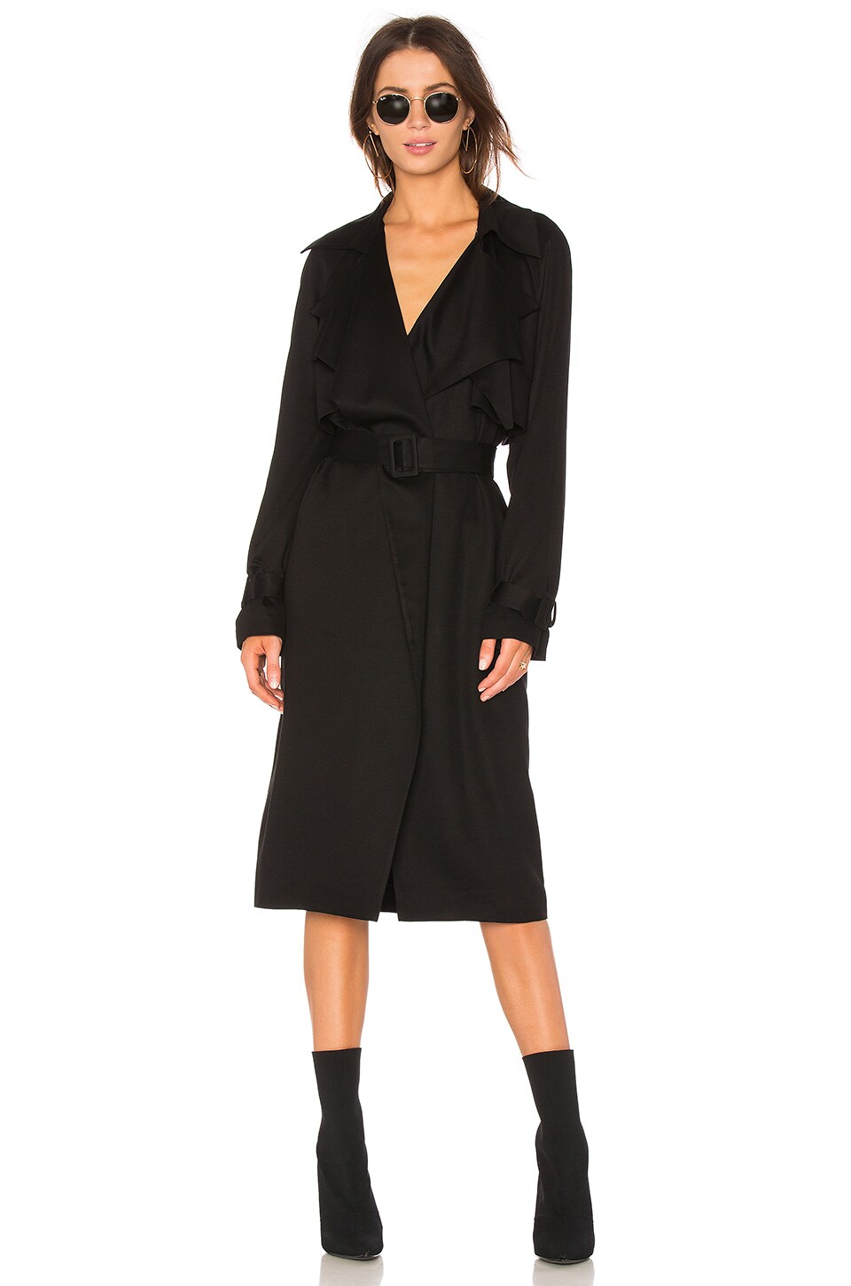 J. RYU Coat in Black | REVOLVE