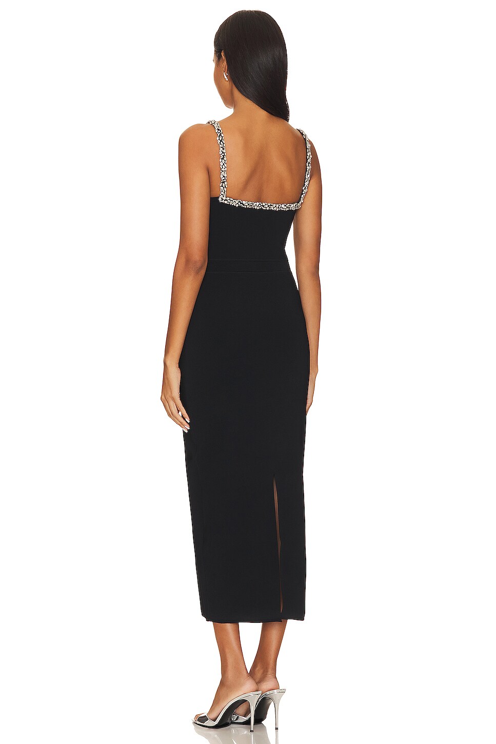 SIMKHAI Marci Midi Dress in Black | REVOLVE