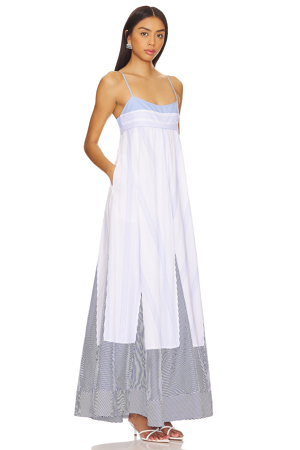 SIMKHAI Dixie Maxi Dress in Stripe Multi | REVOLVE