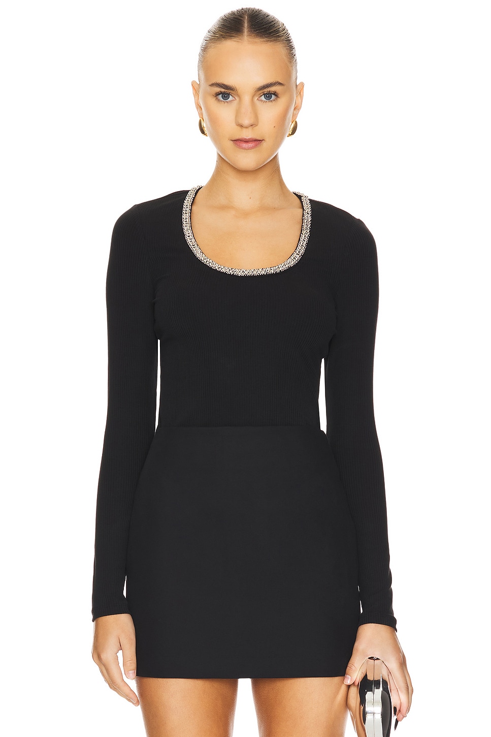 SIMKHAI Janay Top in Black | REVOLVE