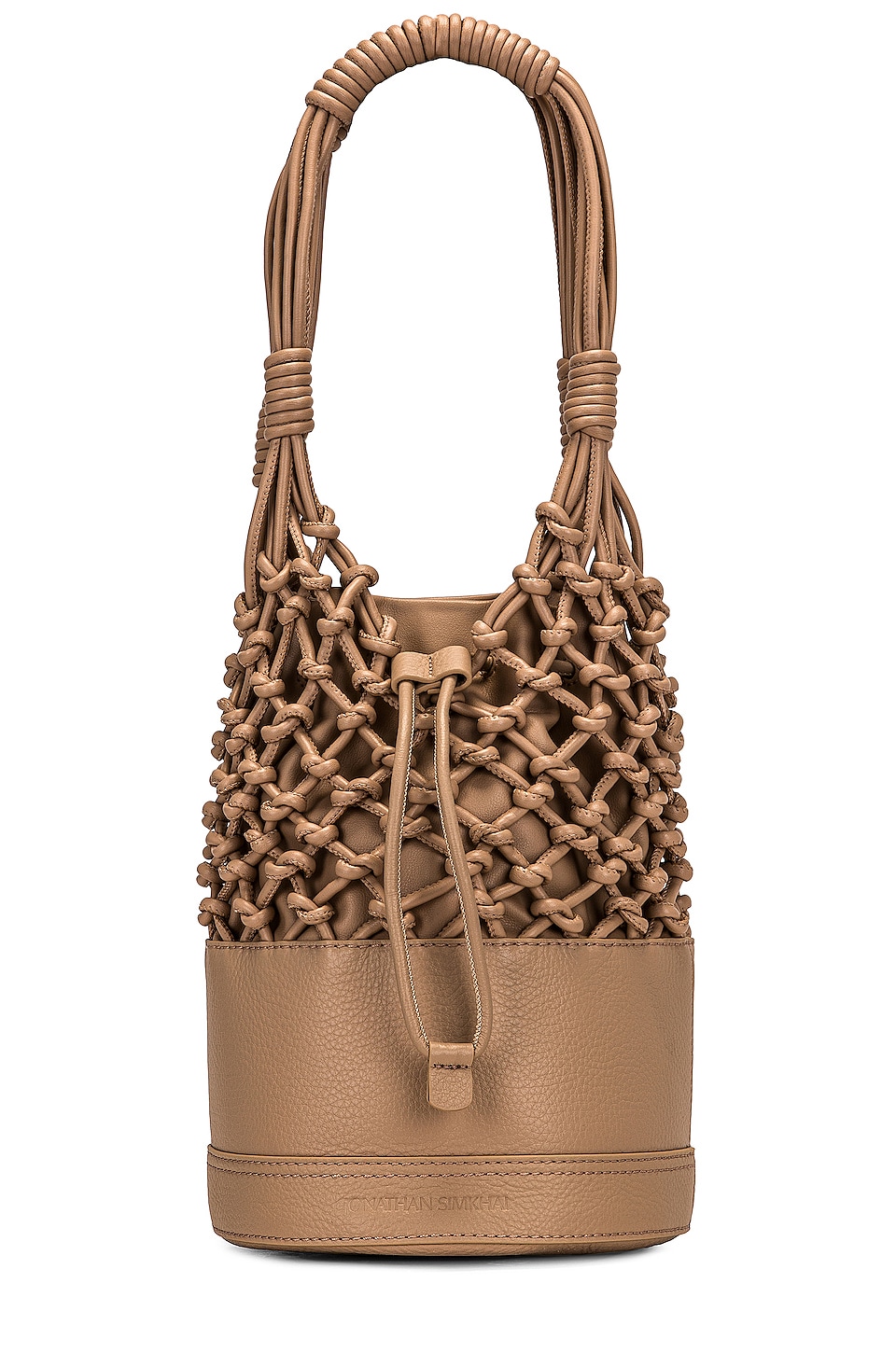 SIMKHAI Kiera Bucket Bag in Biscotti | REVOLVE