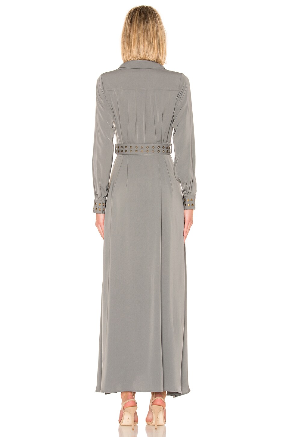 THE JETSET DIARIES Mod Maxi Shirt Dress in Deep Olive | REVOLVE