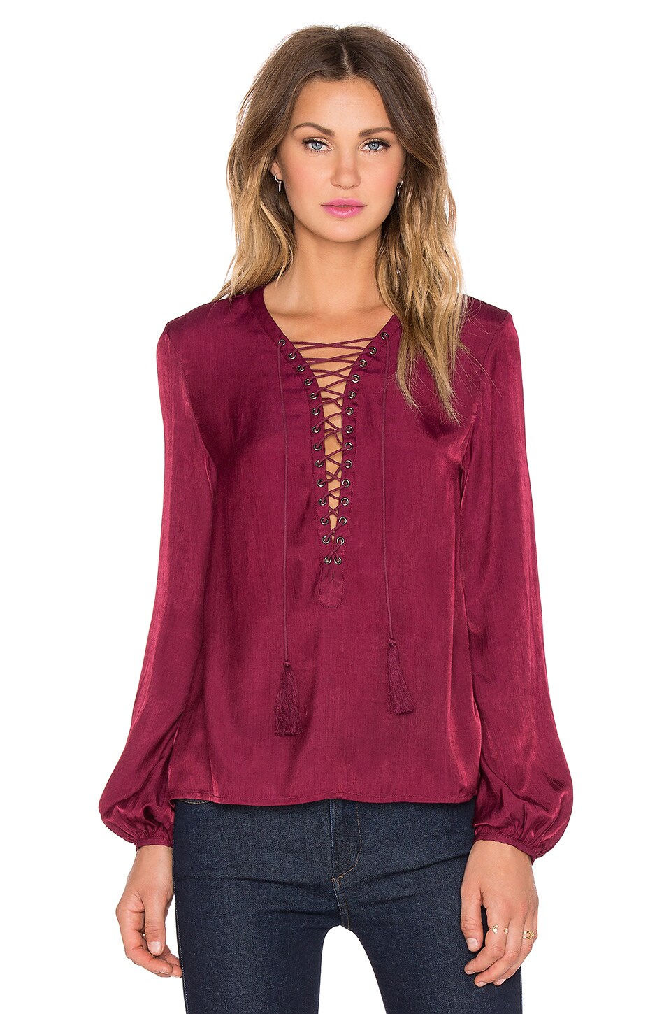THE JETSET DIARIES x REVOLVE Delta Top in Wine | REVOLVE