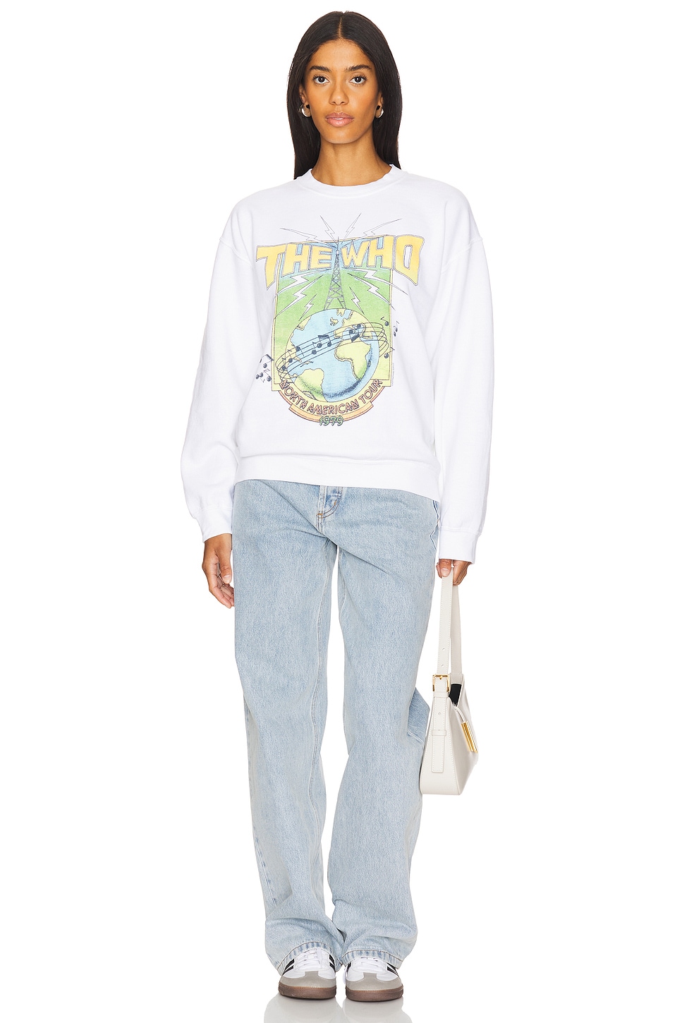 Junk Food The Who North American Tour 1979 Sweatshirt in White | REVOLVE