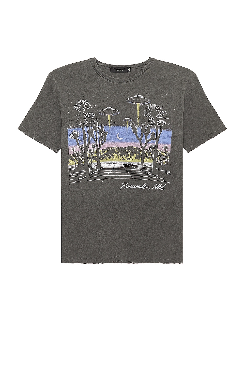 Junk Food Roswell Tee in Vintage Black & Pigment | REVOLVE