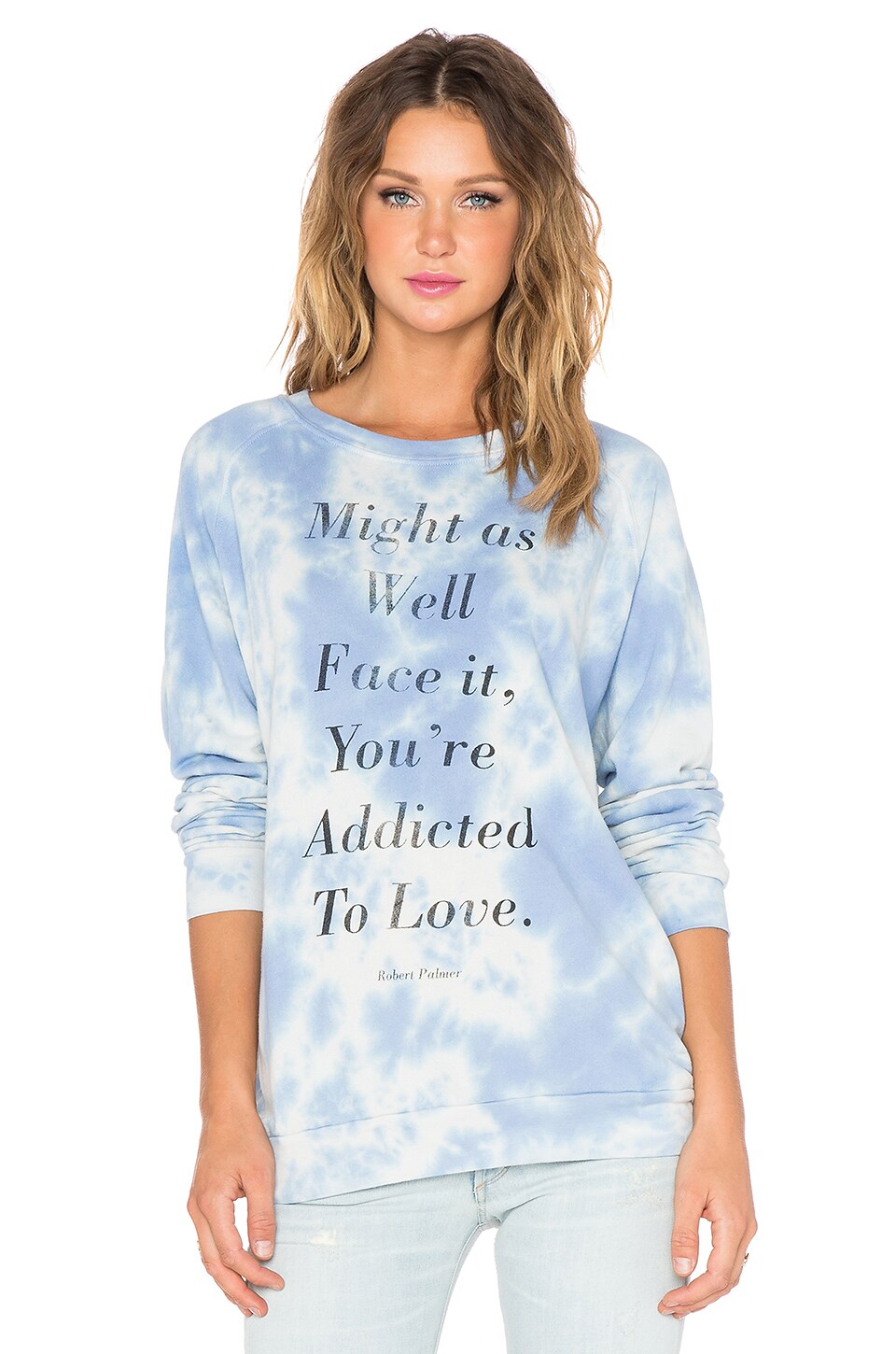 Junk Food Sky Rocket Pullover in Surf Bleach | REVOLVE