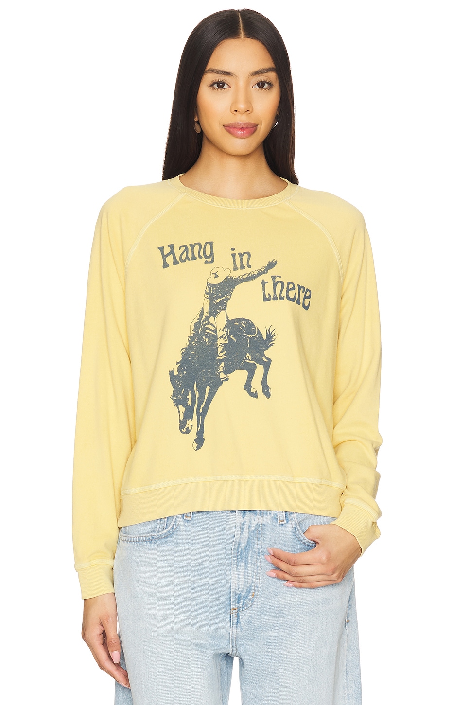 Junk Food Hang in There Crew in Dusty Citron | REVOLVE