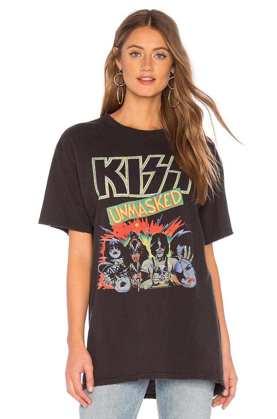 Junk Food Kiss Unmasked Tee in Black | REVOLVE