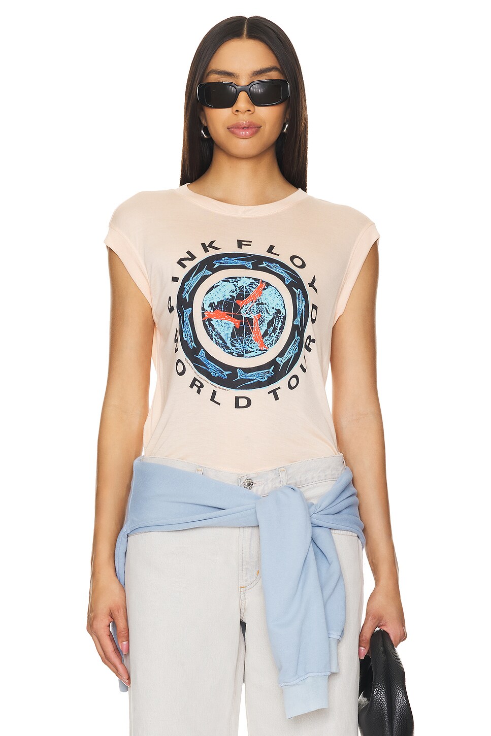 Junk Food Pink Floyd Circle Tank in LTP in TLP | REVOLVE