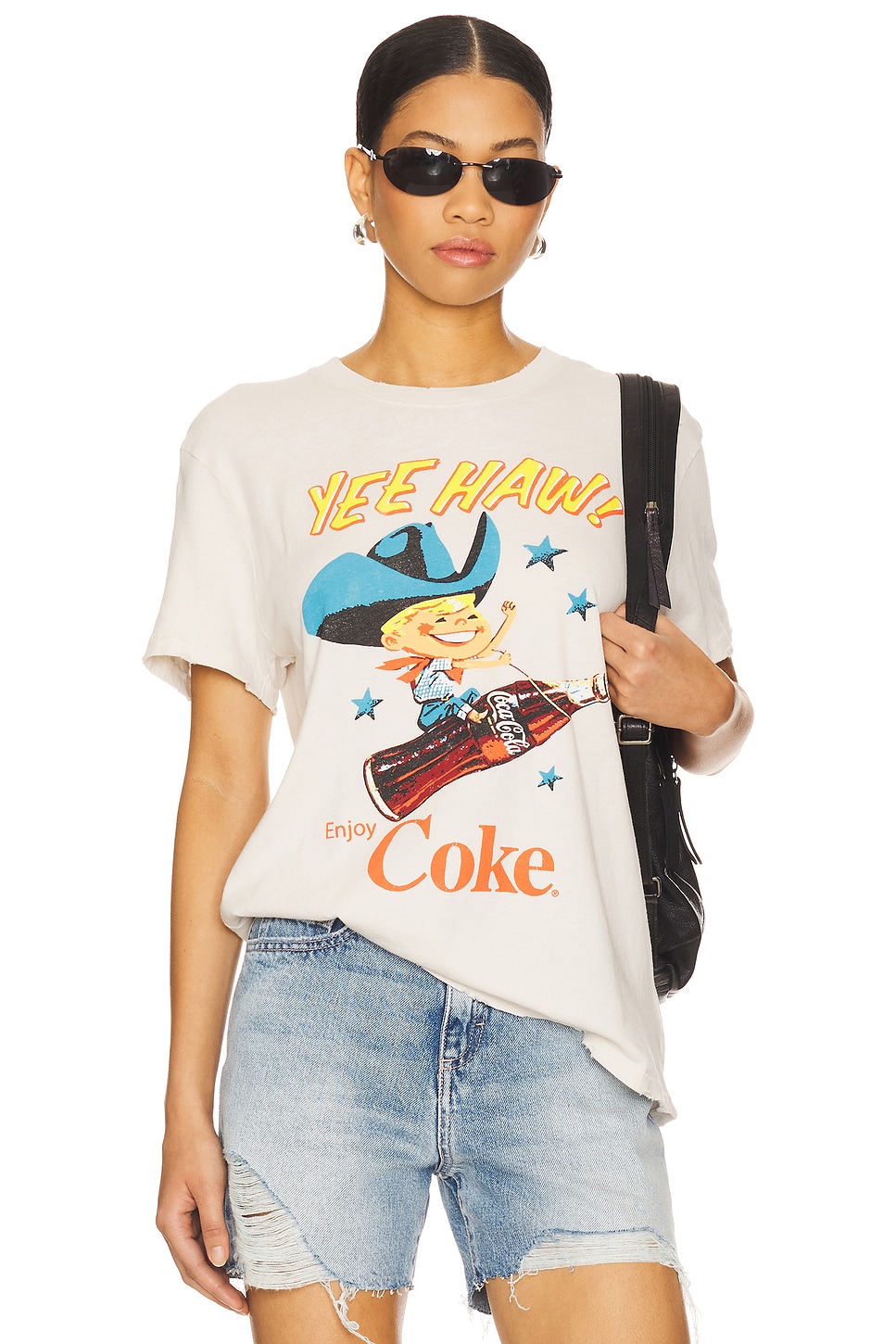 Junk Food Yee Haw! Tee in Birch | REVOLVE