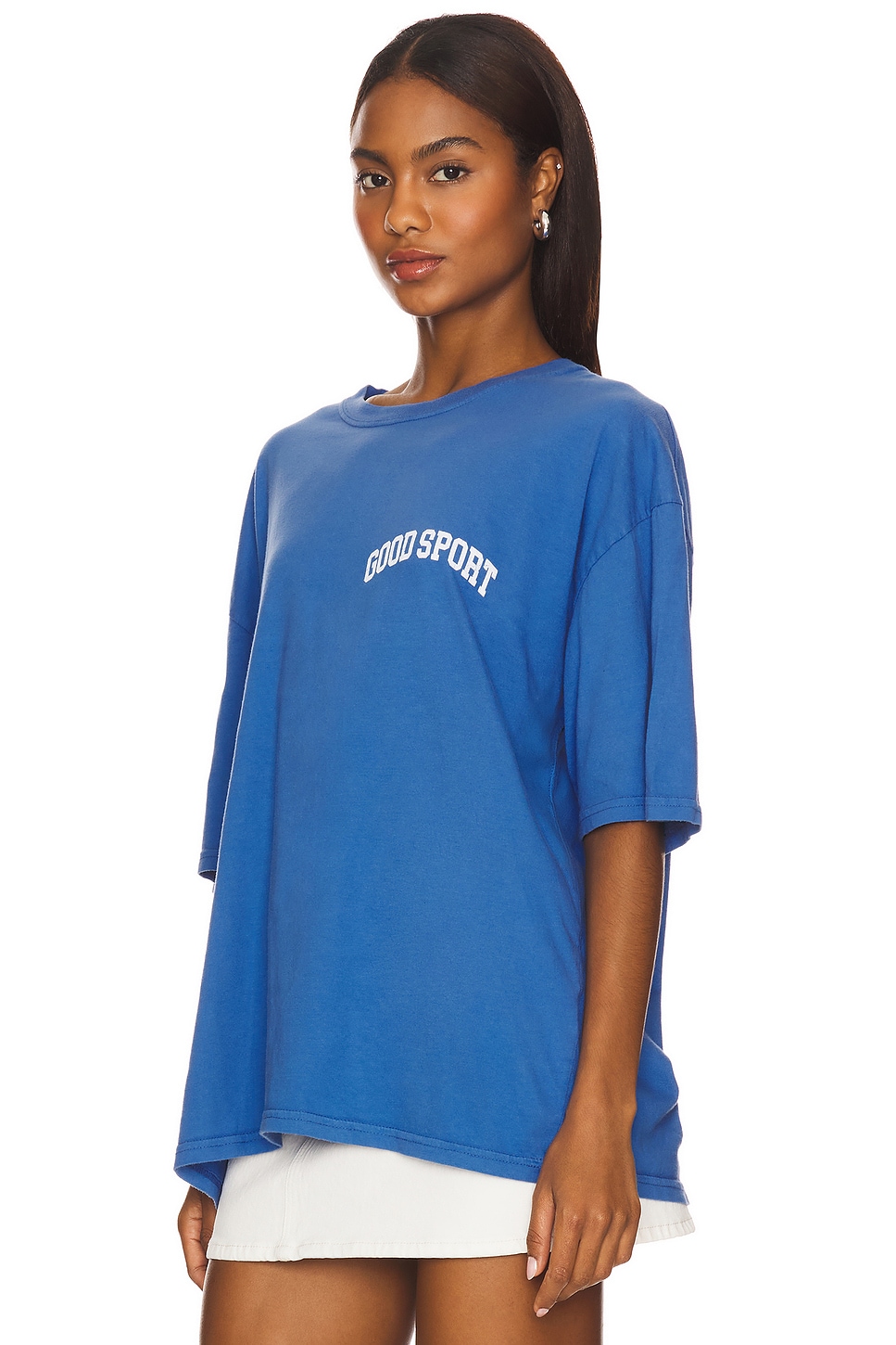 Junk Food Good Sport Oversized Tee in Azule | REVOLVE