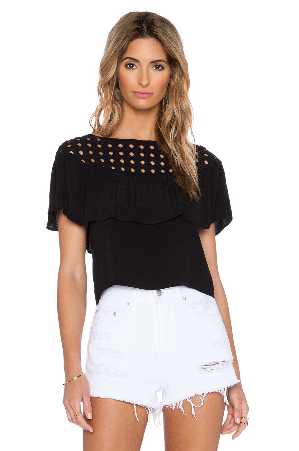 Kain Poppy Top in Black | REVOLVE