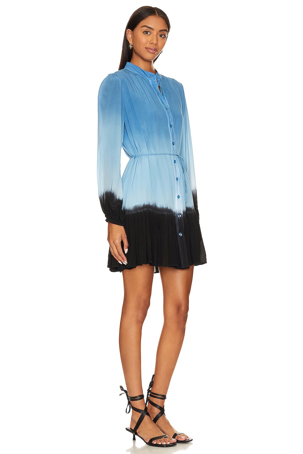Karina Grimaldi Delie Mini Dress in Blue Ombre | REVOLVE