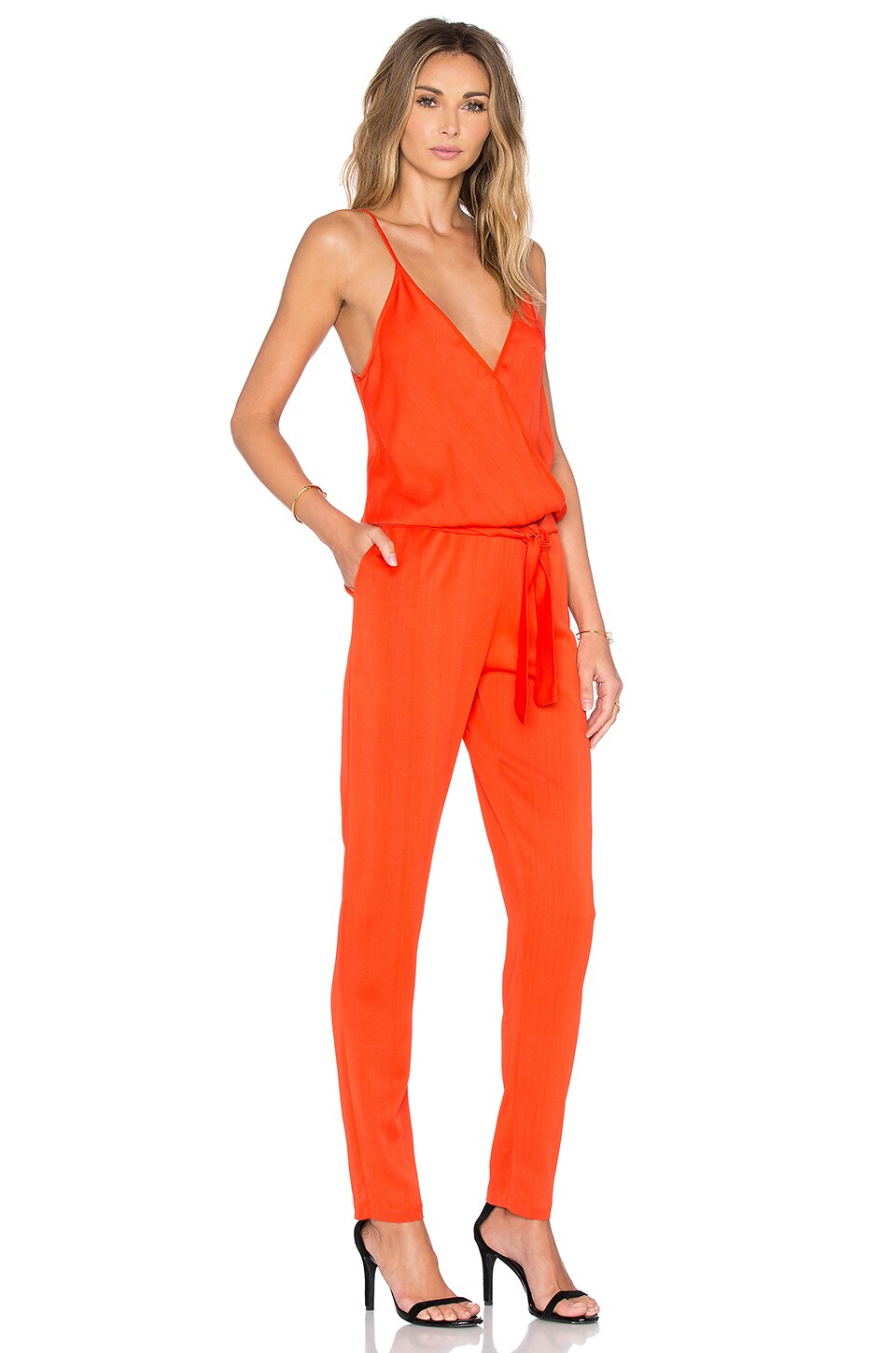 Karina Grimaldi Maday Jumper in Tangerine | REVOLVE