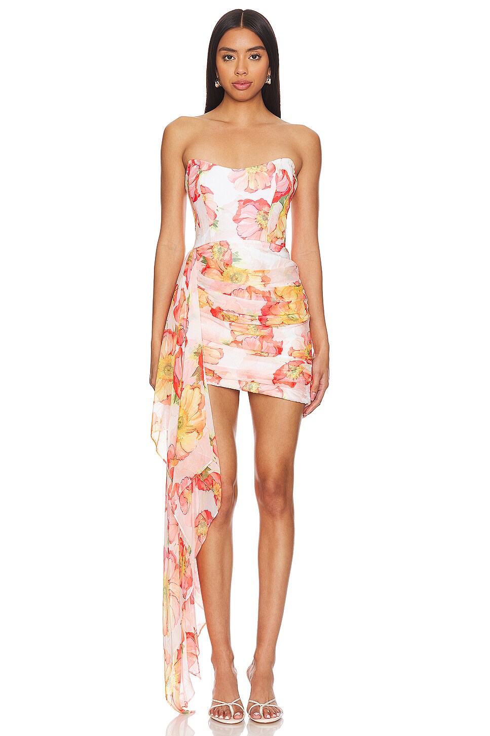 Katie May Chasing Dawn Dress in Apricot Poppy | REVOLVE