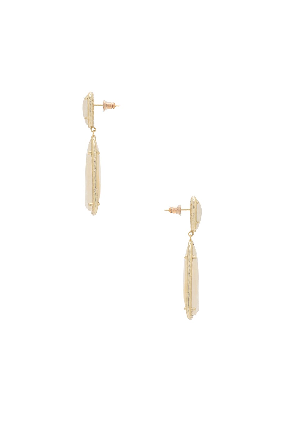 Kendra Scott Daria Statement Earrings in Gold Crystal Ivory Illusion ...
