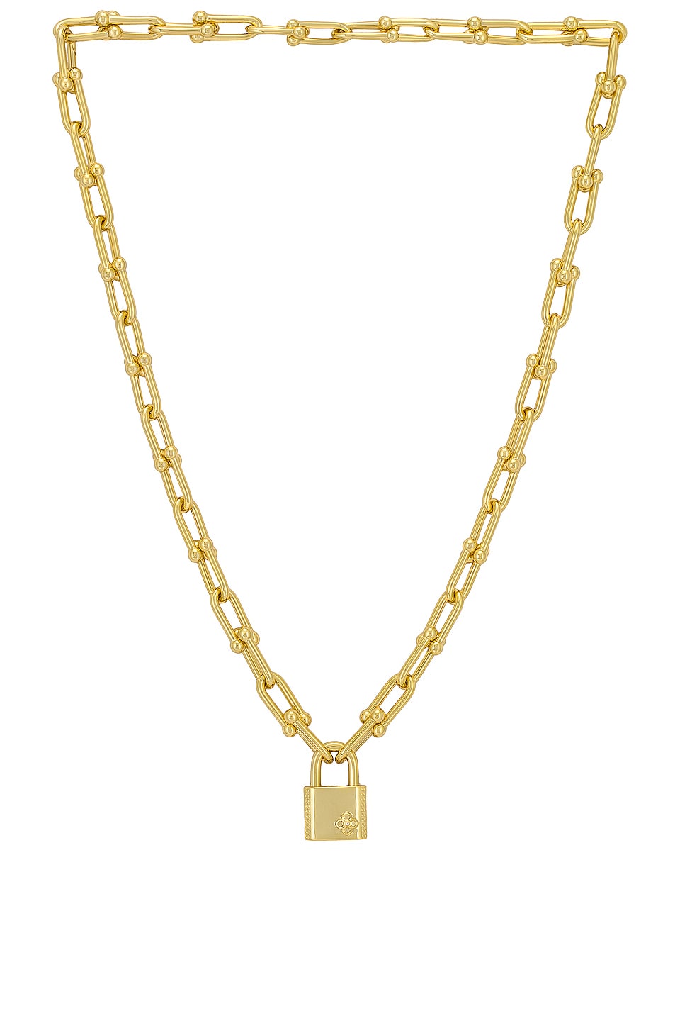 Kendra Scott Jess Lock Chain Necklace in Gold | REVOLVE