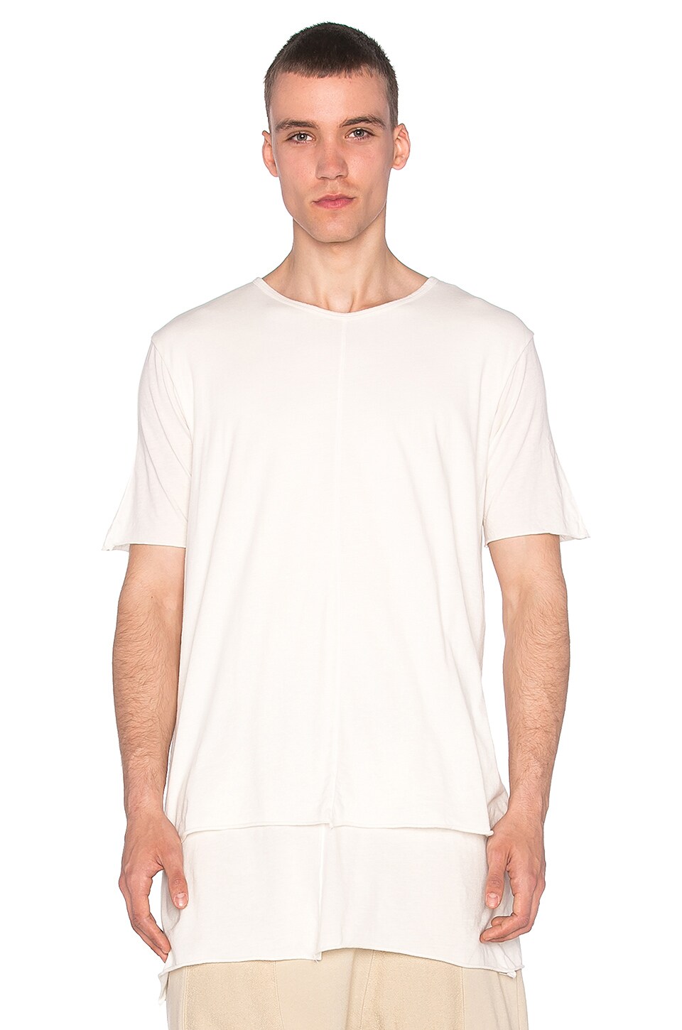 Daniel Patrick Layered Tee II in Natural | REVOLVE