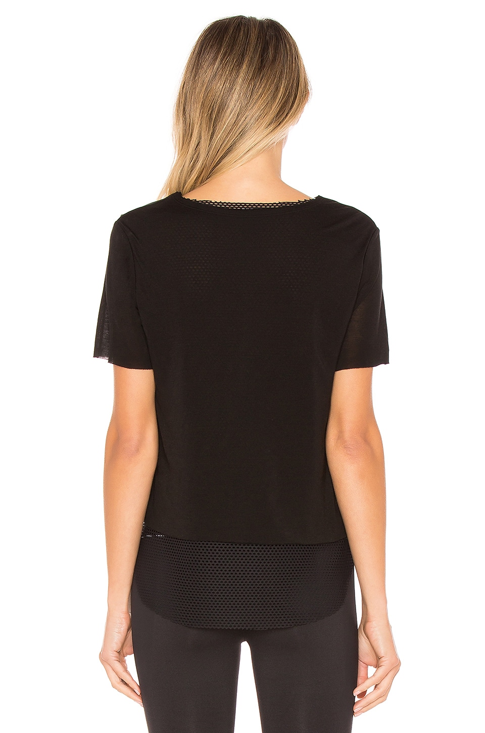 KORAL Double Layer Tee in Black | REVOLVE