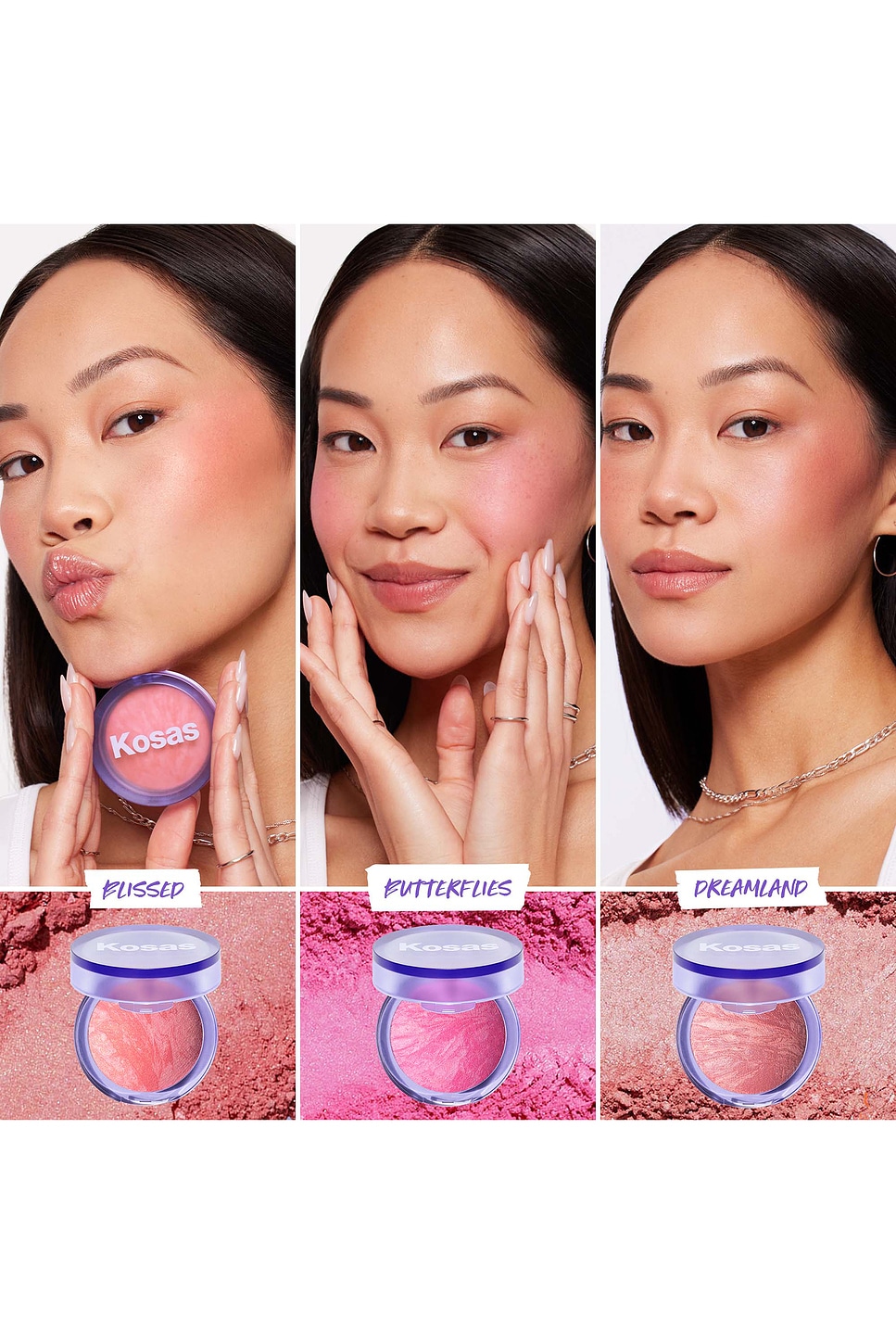 Kosas Blush Is Life Baked Dimensional + Brightening Blush in Euphoria ...
