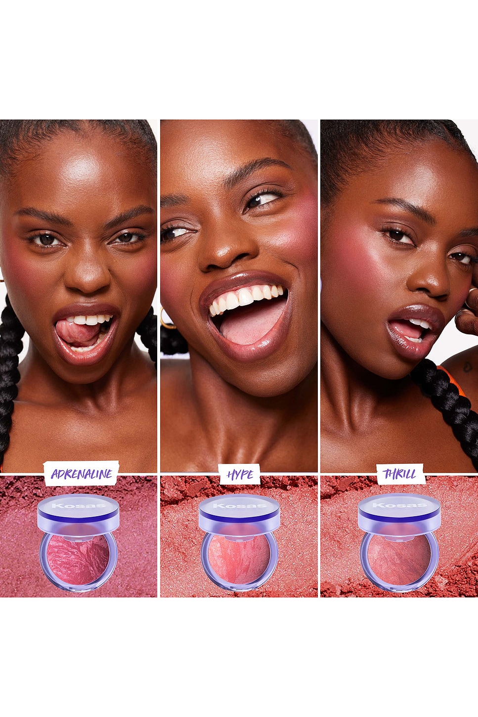 Kosas Blush Is Life Baked Dimensional + Brightening Blush in Euphoria ...