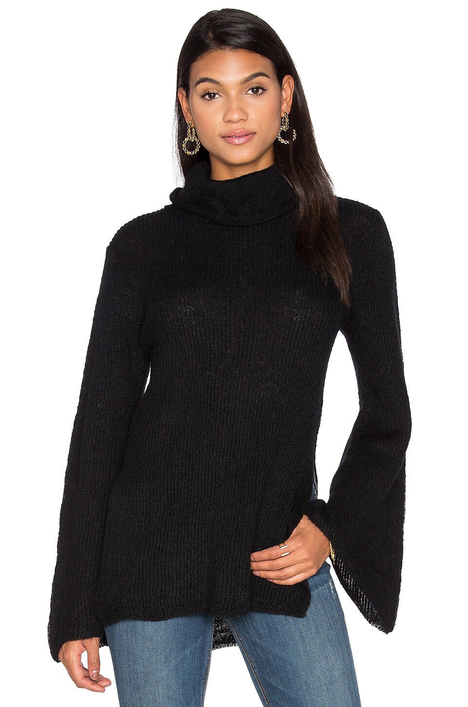 keepsake Rendezvous Knit Sweater in Black | REVOLVE