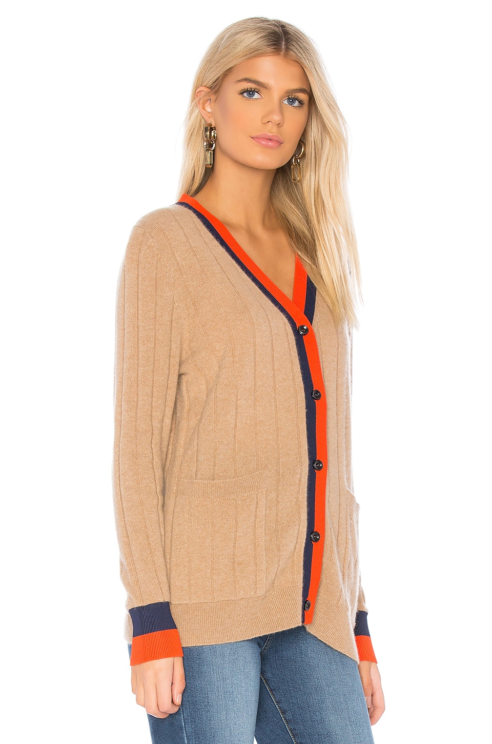 Kule The Sinclair Cardigan in Camel | REVOLVE