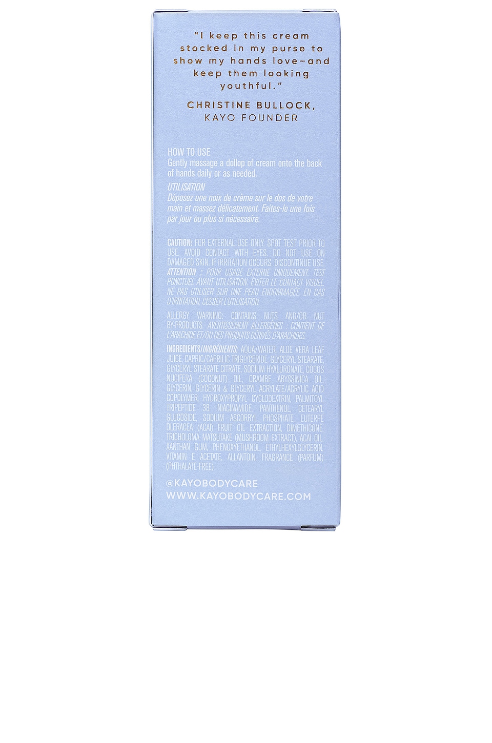 Kayo Body Care Youth Renew Hand Cream | REVOLVE