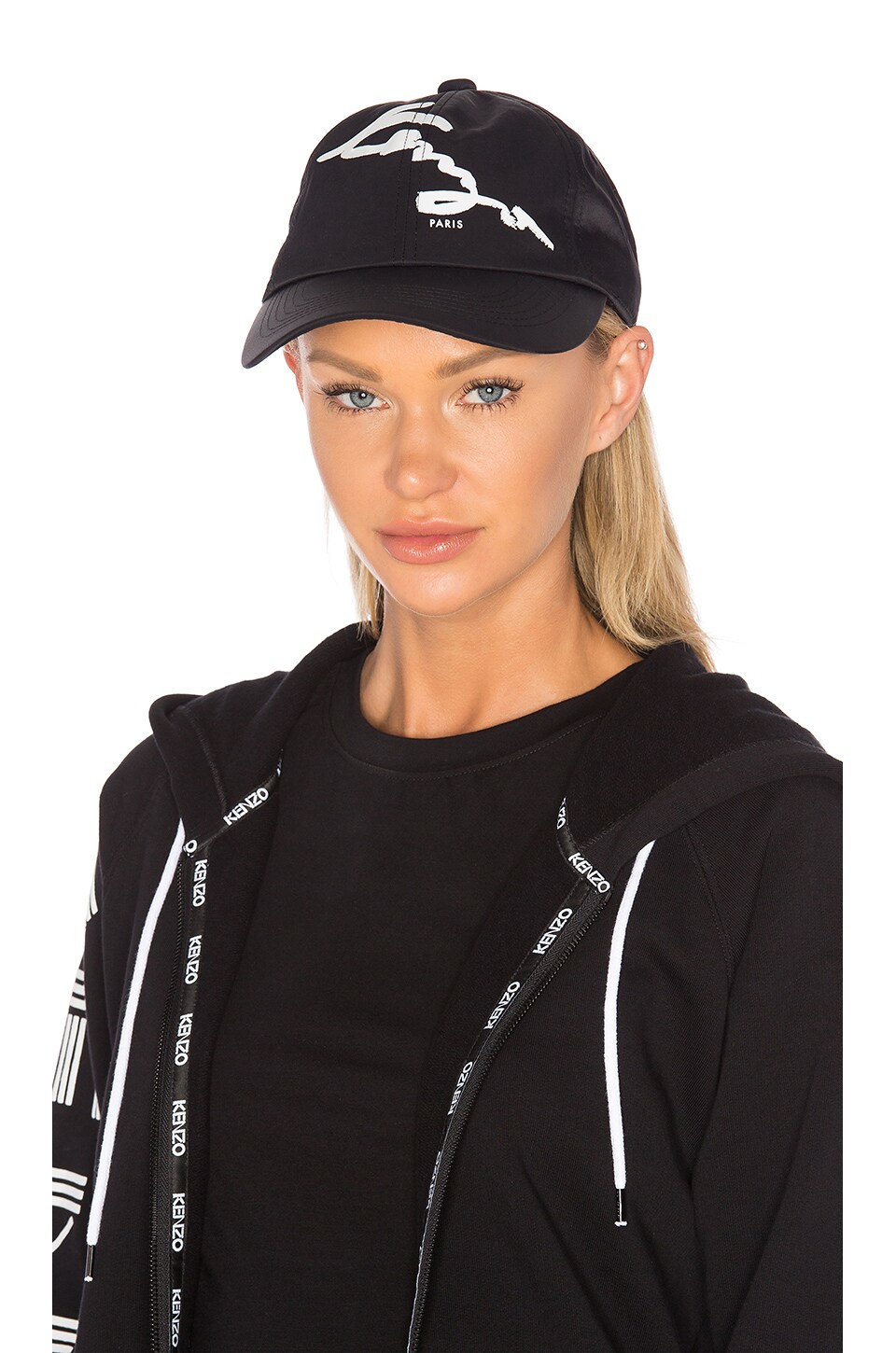 Kenzo Signature Cap in Black | REVOLVE